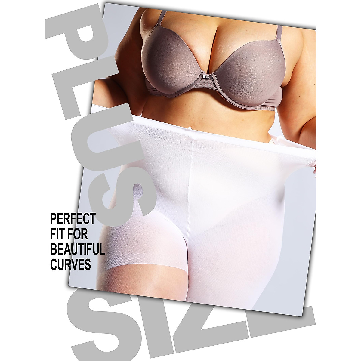 HONENNA 2 Pairs Plus Size Sheer Tights for Women, 17 Colors Ultra Thin Pantyhose Reinforced Toes High Waist Stockings, Black + White 2 Pairs 1XL-2XL