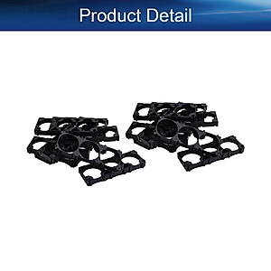 Auniwaig 50PCS Cell Spacer 26650 Battery Plastic Holder Bracket,Triple Battery Holder Bracket Battery Pack Bracket for DIY Fixed Battery