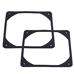 szzijia 10pcs 120mm Black Anti-vibration Rubber Fan Gasket Silicone Shock Proof Absorption Pad For Computer PC Case