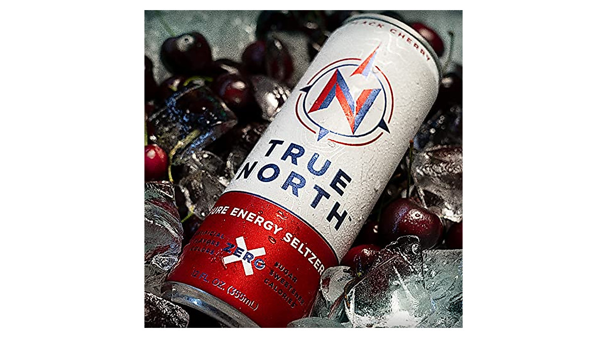 True North Black Cherry Seltzer - 12 Pack of Pure Energy