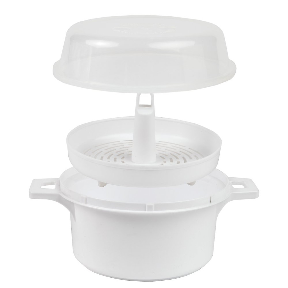 Home-X Microwave Round Steamer Set