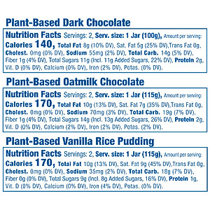 Petit Pot | Organic French Dessert | Plant-Based Variety Pack | Gluten-Free | Kosher | Ready-to-Eat | No Artificial Ingredients | No Preservatives | 4 Ounce (4 2-packs)