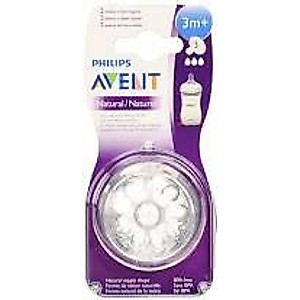 Philips Avent Natural Nipple Medium Flow - 6 Pack
