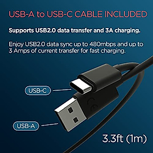 Motorola TurboPower 20 QC3.0 Charger with 1m USB-A to USB-C Cable for Moto G100, G Power (2020/2021/2022), G Stylus (2020/2021/2022/5G), One 5G/5G UW/5G Ace/5G UW Ace, Edge/Edge+