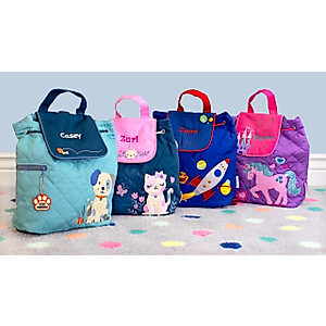 Personalized Quilted Ladybug Toddler Backpack