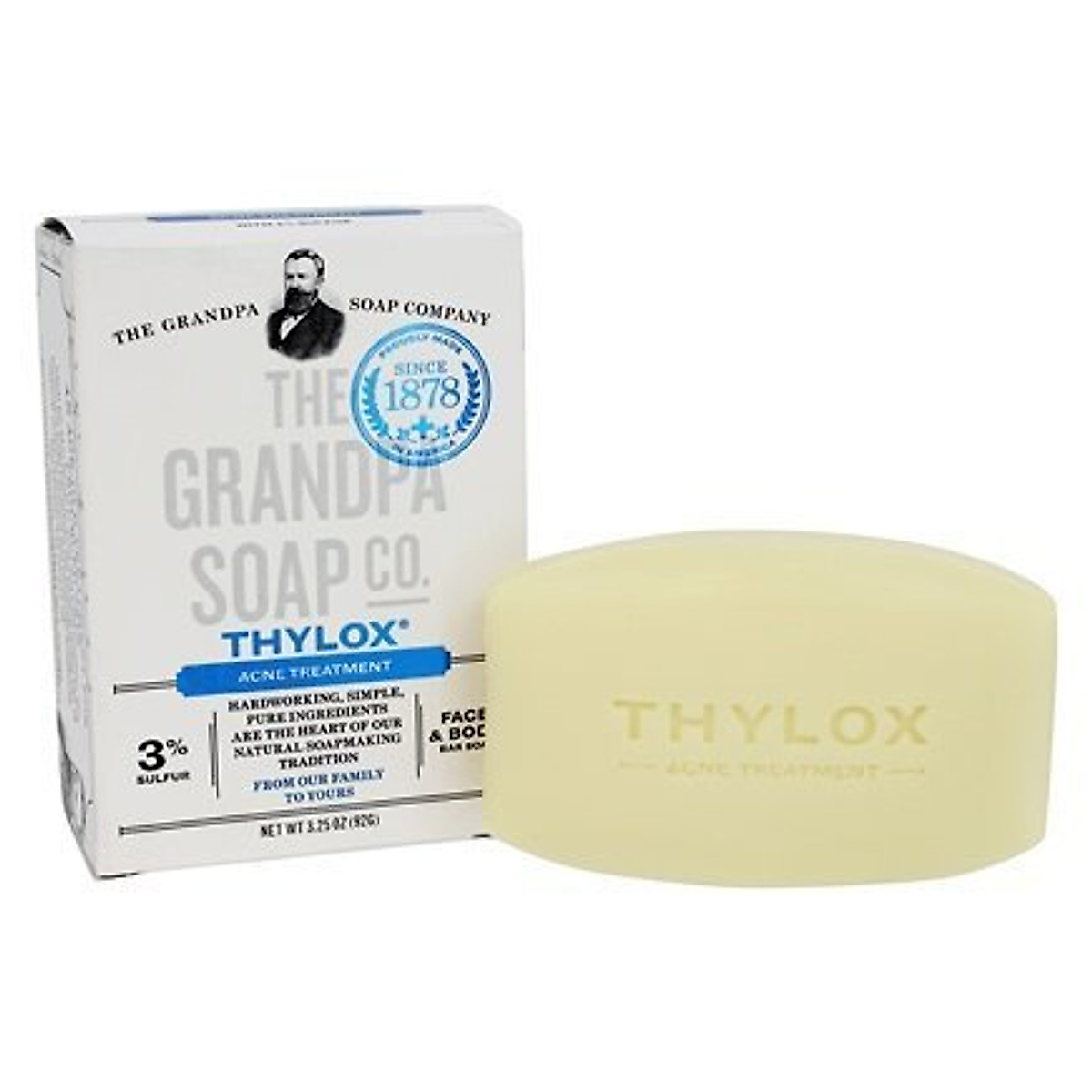 Grandpa's SOAP,THYLOX Acne TRTMNT, 3.25 OZ, 6 Pack