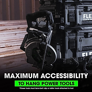 FLEX STACK PACK Storage System Side Tool Rack Rail 2 Pack - FS1604-2