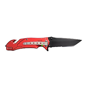 Hattricks Goodimpression Firefighter Personalized Tactical Folding Pocket Knife for Firemen and Firewomen