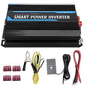 Inverter 12 to 220,Power Inverter,2000W 12V to 220V Pure Sine Power Voltage Inverter Transformer Auto Accessory