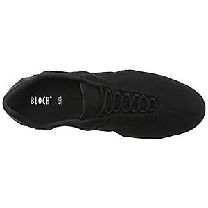Bloch Women's Amalgam Canvas Sneaker Dance Shoe, Black, 13.5 Medium US