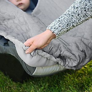 Travel Bug Winter Car Seat Cover - Heather Grey