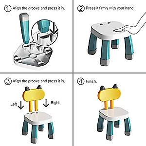 GobiDex Toddler Chair for Boys and Girls, Durable Kids Plastic Chair, 9.5" W x 9.5" D x 18.5" H for Indoor or Outdoor, Playroom, Nursery, Birthday Gifts for Kids