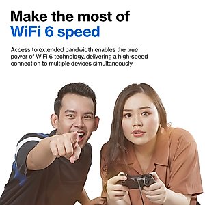 Linksys Atlas WiFi 6 Router Home WiFi Mesh System, Dual-Band, 6,000 Sq. ft Coverage, 802.11ax, 75+ Devices, Speeds up to (AX3000) 3.0Gbps - MX2000 3-Pack