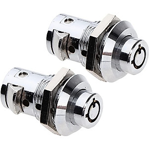 Cabinet DrawerLock, Mailbox Lock, Cam Lock,Cabinet Lock 2×Disc Tumbler Cam Lock with 4 Keys Cabinet,Toolbox,Safe Drawer Replacement