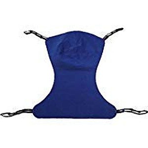 Proactive Medical Full Body Solid Fabric Patient Lift Sling without Commode, Medium