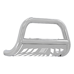 ARIES 35-2000 3-Inch Polished Stainless Steel Bull Bar, No-Drill, Select Toyota Tacoma