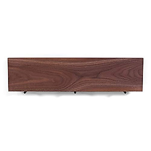 DAKODA LOVE Floating Shelves | Solid Walnut | Premium Craftsman Quality | Heavy Duty Hidden Bracket | 200+ Pound Weight Capacity (48" L x 8" D)