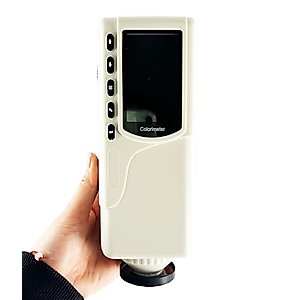 HFBTE Digital Colorimeter Color Difference Tester Color Meter with D65 USB lnterface Measuring Aperture 4mm for Food,Electronics,Automobile,Traffic Signs,Plastics,Electronics,Painting,Ink,Textile,Etc