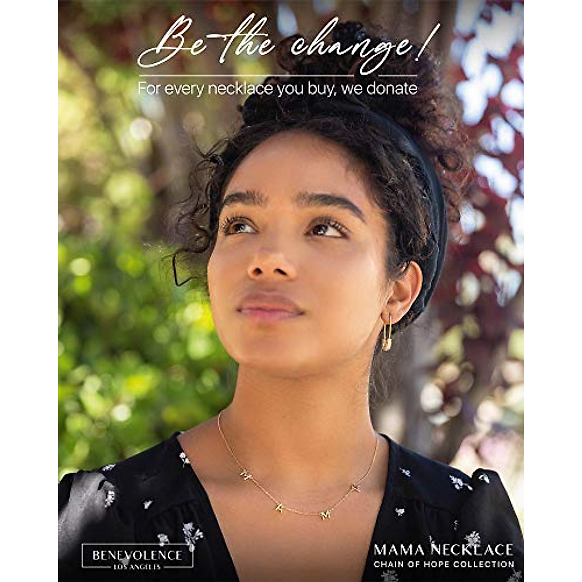 Benevolence LA Gold Mama Necklace Dainty Necklace, Necklaces For Women, Gifts for Mom, 14k Necklace, Mom Gifts from Son or Daughter | Designed in California