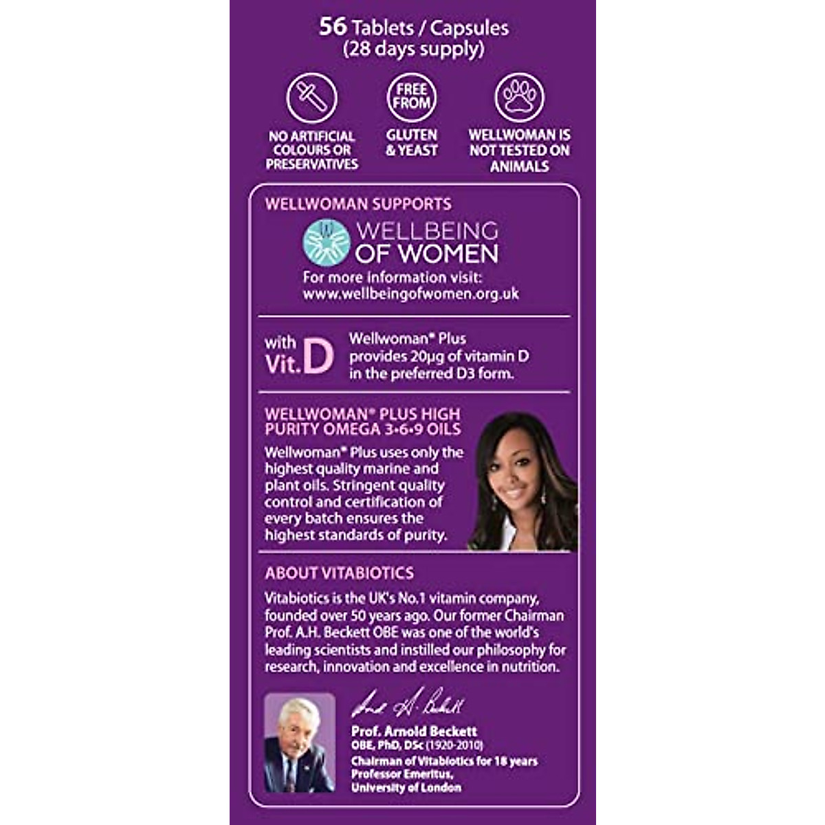 Vitabiotics Wellwoman Plus Tablets 56 Capsules