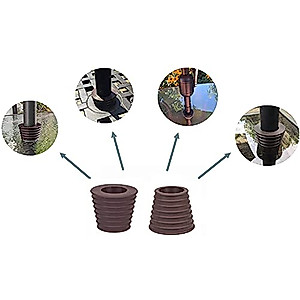 goldblue Umbrella Cone Wedge for Patio Table Hole，Patio Table Replacement Glass Umbrella Stand Table Patio Umbrella Replacement Parts Umbrella Holder Outdoor Umbrella Base Stand Outdoor