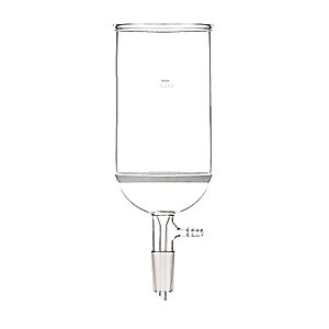 Deschem 500ml,24/40,Glass Buchner Funnel,3# Coarse Filter