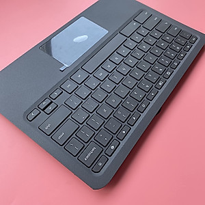 Replacement for HP Chromebook 11 G7 EE Laptop Upper Case Palmrest Keyboard Touchpad Assembly Part L52573-001 EA0G5003010