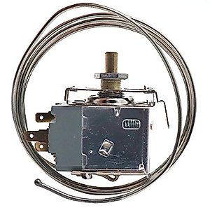 Luomorgo Refrigerator Temp Control Freezer Temperature Control Thermostat with Nut WDF20-L 3 Pin 1.5M