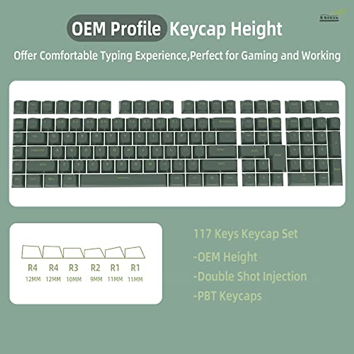 117 Key PBT Keycap Set - Customize Your Mechanical Keyboard