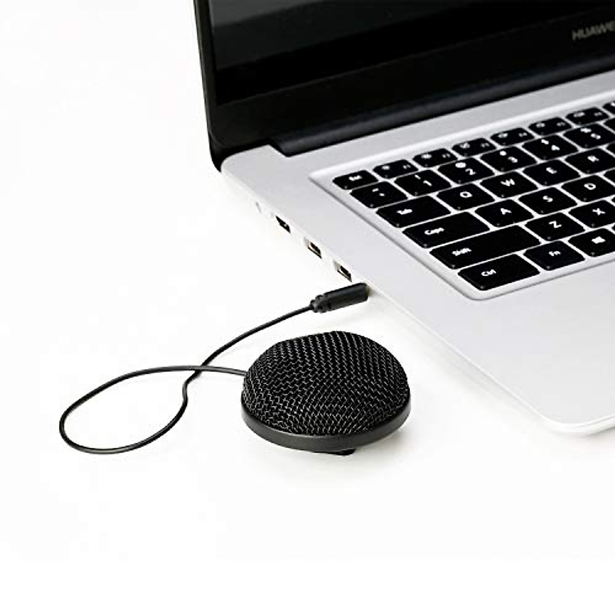 BOYA BY-MM2 Professional Omnidirectional Stereo Microphone Table Top Conference Mic with Furry Windshield for iPhone 8 8 plus, iPad Canon Nikon Sony DSLR Camera