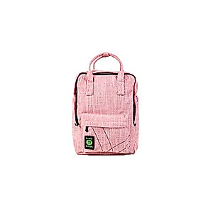 DIME BAGS Hot Box Extra | Hemp Daypack Backpack | Iconic Silhouette and Tons of Space (Pink)