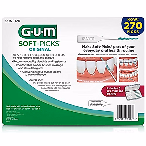 GUM - 6325A Soft-Picks Original Dental Picks, 270 Count