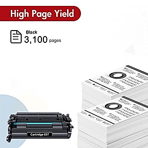 057 Black Toner Cartridge 3009C001 1-Pack Compatible Replacement for Canon 057 057H CRG-057 Toner Cartridge Color ImageCLASS MF445dw MF448dw MF449dw LBP226dw LBP227dw MF445 LBP220 Series Printer