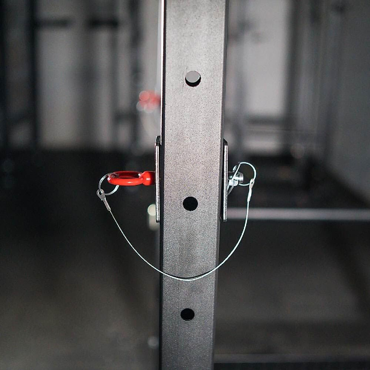 Titan Fitness Squat Handles Compatible with X-3 Series Power Rack, Sold as a Pair, Rack Mounted Dip Bar Station Attachments for 3" x 3" Tube Power Cage, Home Gym Rack Accessory