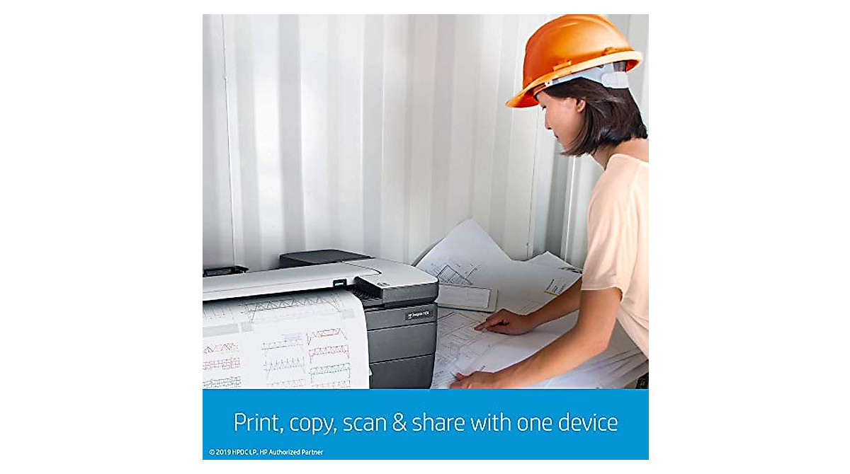 HP DesignJet T830 Large Format Multifunction Printer | 24-Inch Wireless ...