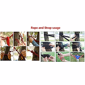 Tintonlife Brazilian Double Hammock 2 Person Canvas Cotton Hammock with Carrying Bag for Patio Porch Garden Backyard Lounging Outdoor/ Indoor Green Stripe Hammock