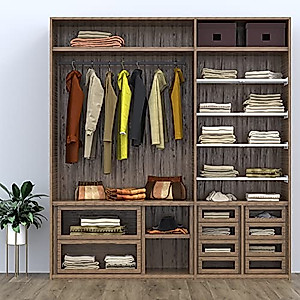 SOFRON Expandable Closet Tension Shelves Organizers, Adjustable Shelf for Cabinet Rack Storage Wardrobe Divider Shelving for Closets Pantry Cupboard Kitchen Large 1 Pack