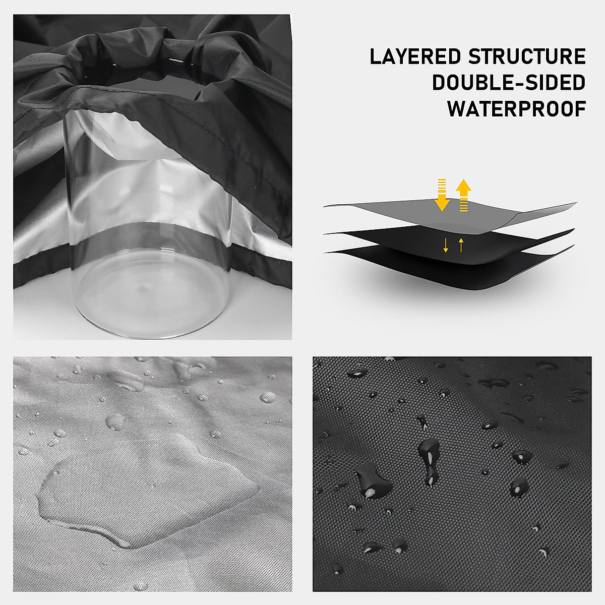 Mini Split Air Conditioner Cover for Outdoor Condenser 31.1 x 12.6 x 22.8 inches Split AC Cover for Outside Units Dust-Proof Waterproof Split Air-Conditioning Unit Protection Cover Winter Anti-Snow