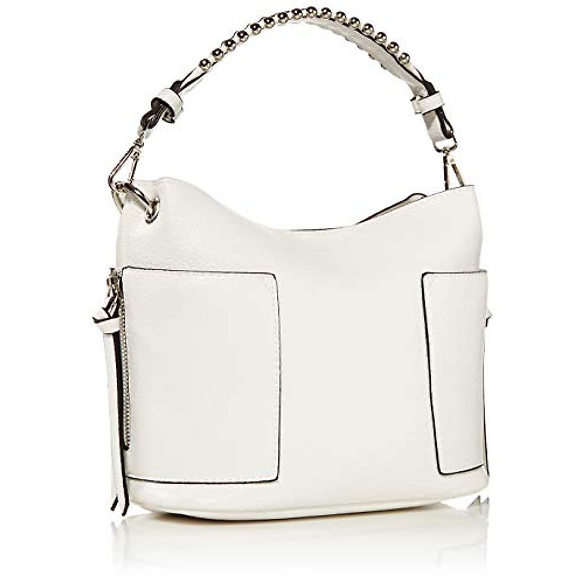 Steve Madden womens SAMMY Bucket Bag White, White, One Size US