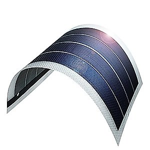 Portable Flexible-Solar-Panel-Charger Small Solar Panels for Science Projects Wireless Charger 1 Watt 6 Volt Thin-Film-Roll-up-Bendable-Amorphous-Solar-Panel Cell DIY for Car Camping Solar Charger
