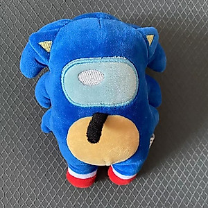 Metal Sonic 15cm/6in Sonic Plush Toy, Plush, Sonic exe Plush, Sonic Among Plush, Gift for Kids or Fans