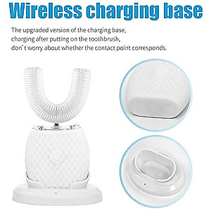 Automatic Ultrasonic Toothbrush, Automatic Toothbrush for Adults, 360° Sonic Toothbrush Waterproof, Rechargeable Portable Electric Ultrasonic Toothbrush, Teeth whitening Brush for Travel and Household