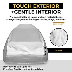 Topray Ride on Kids Toy Car Cover Compatible with Children's Electric Jeep Power Wheels Cover Waterproof for Outdoor