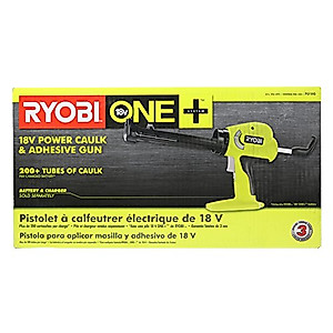 Ryobi P310G 18v Pistol Grip Variable Discharge Rate Power Caulk and Adhesive Gun (Tool Only, Holds 10 Ounce Carriage)
