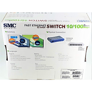 SMC Networks SMCFS8 10/100Mbps Unmanaged 8-Port Compact Switches
