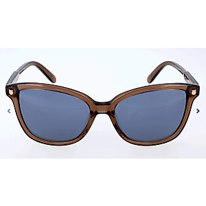 Salvatore Ferragamo Square Sunglasses SF815S 210 Transparent Brown 56mm 815