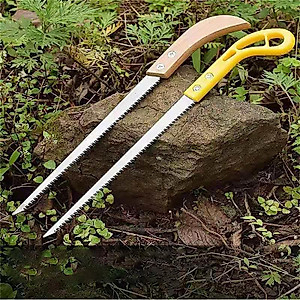 Outdoor Portable Hand Saw, 2024 New 9 Inch Household Garden Small Hand Saw, Rugged Triple Razor Tooth Steel Mini Hand Saw for Camping, Pruning, Backpacking, Survival, Gardening(Wooden 1pcs)