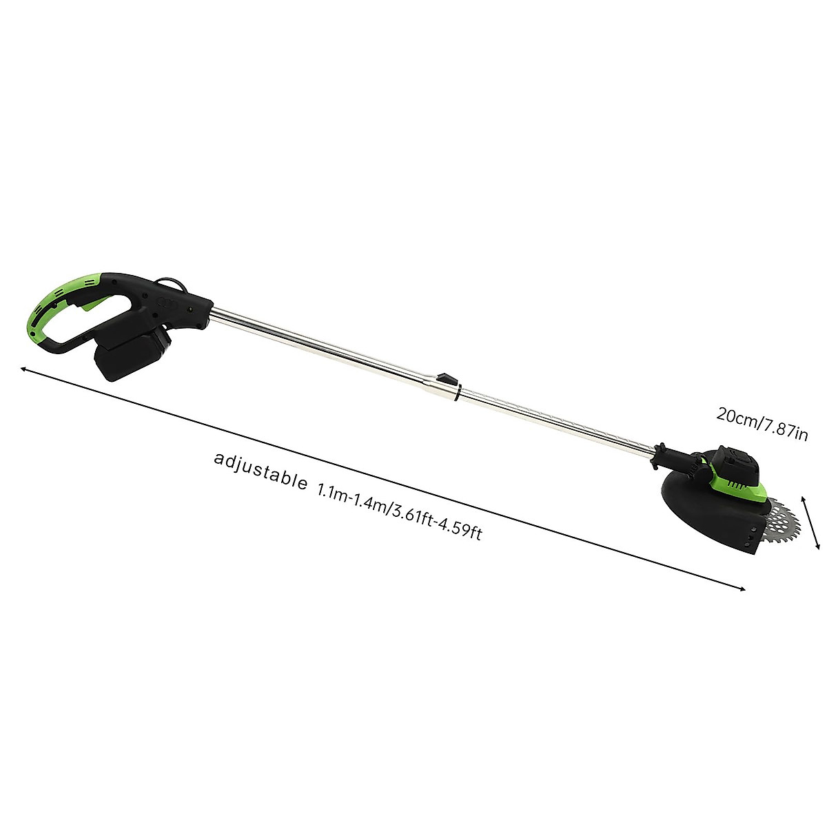 Cutycaty Electric Cordless Grass Trimmer, Battery Powered Lawn Edger Weed Wacker Cutter Grass Trimmer with 2980W Brushless Motor, Electric Grass Trimmer Hedge Shears for Yard Trimming