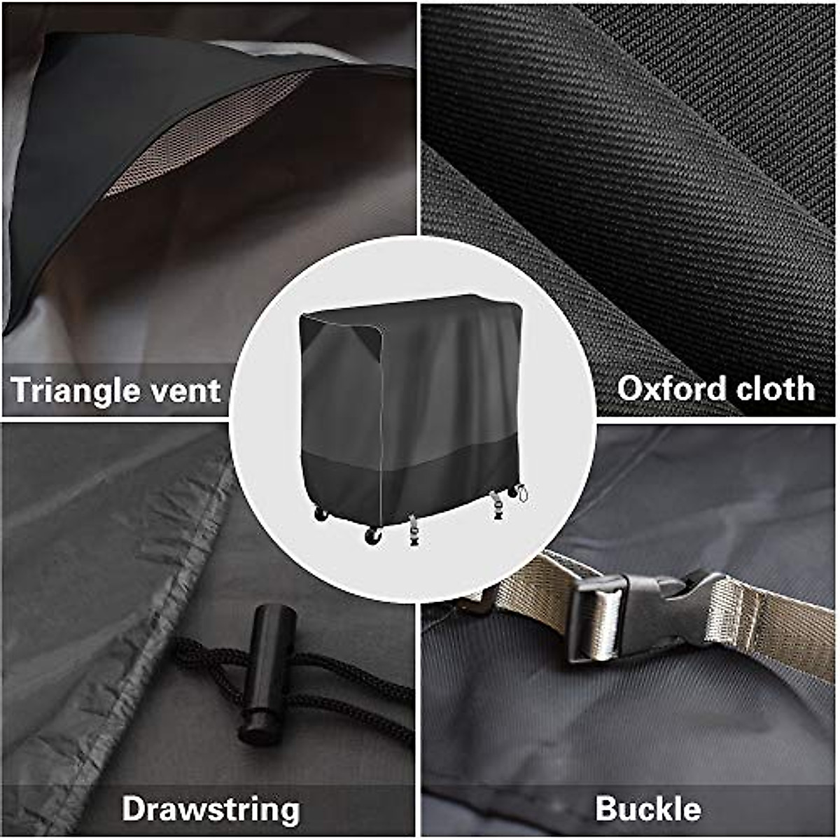 MBOOM Patio Cooler Trolley Cover,Rolling Cooler Cart Cover Fits Most Patio Ice Chest Party Cooler,Waterproof, Dustproof and Sunscreen（34L x 19W x 31H in）