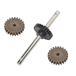RiToEasysports Wave Box Gear, Aluminum Alloy Stainless Steel Remote Control Gear Box Motor Gear for MN78 280 Wave Box RC Model Accessory